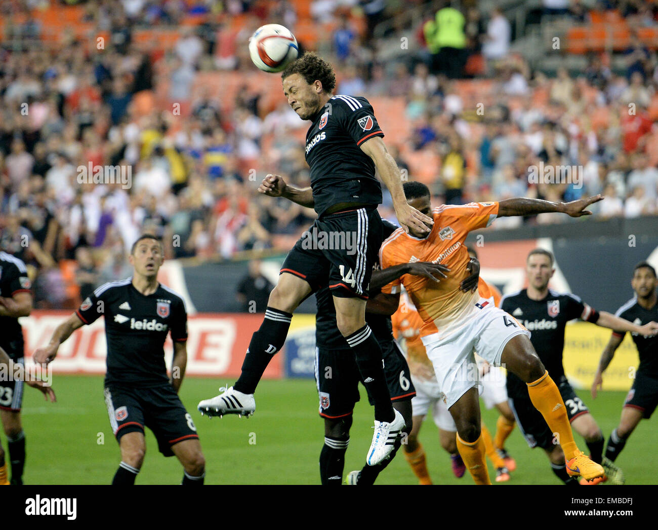 Washington, DC, USA. 18th Apr, 2015. 20150418 - D.C. United midfielder ...