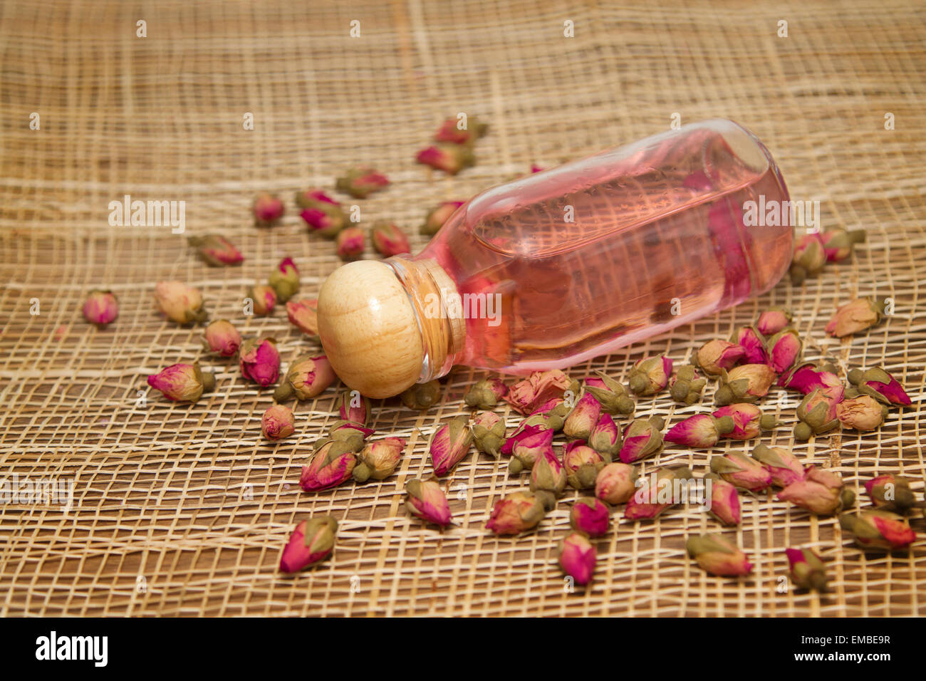 essential rose oils Stock Photo - Alamy