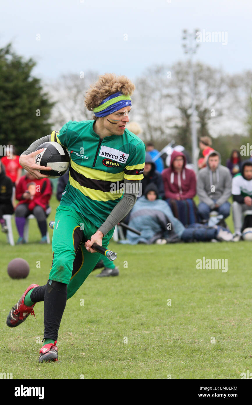 Oxford, UK 19h April 2015 Quidditch team from Europe and the UK held a ...