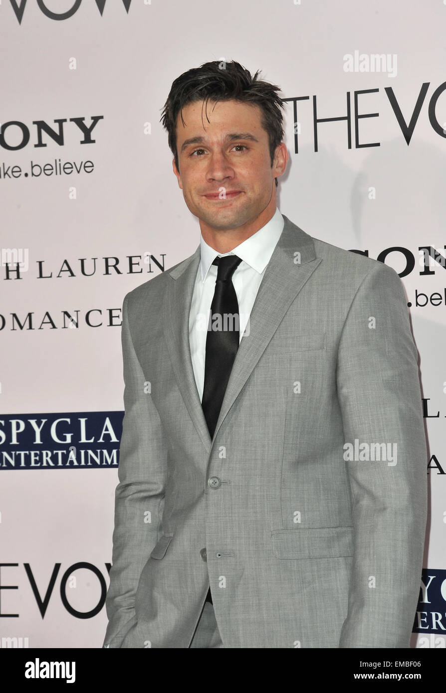 LOS ANGELES, CA - FEBRUARY 6, 2012: Dillon Casey at the world premiere ...
