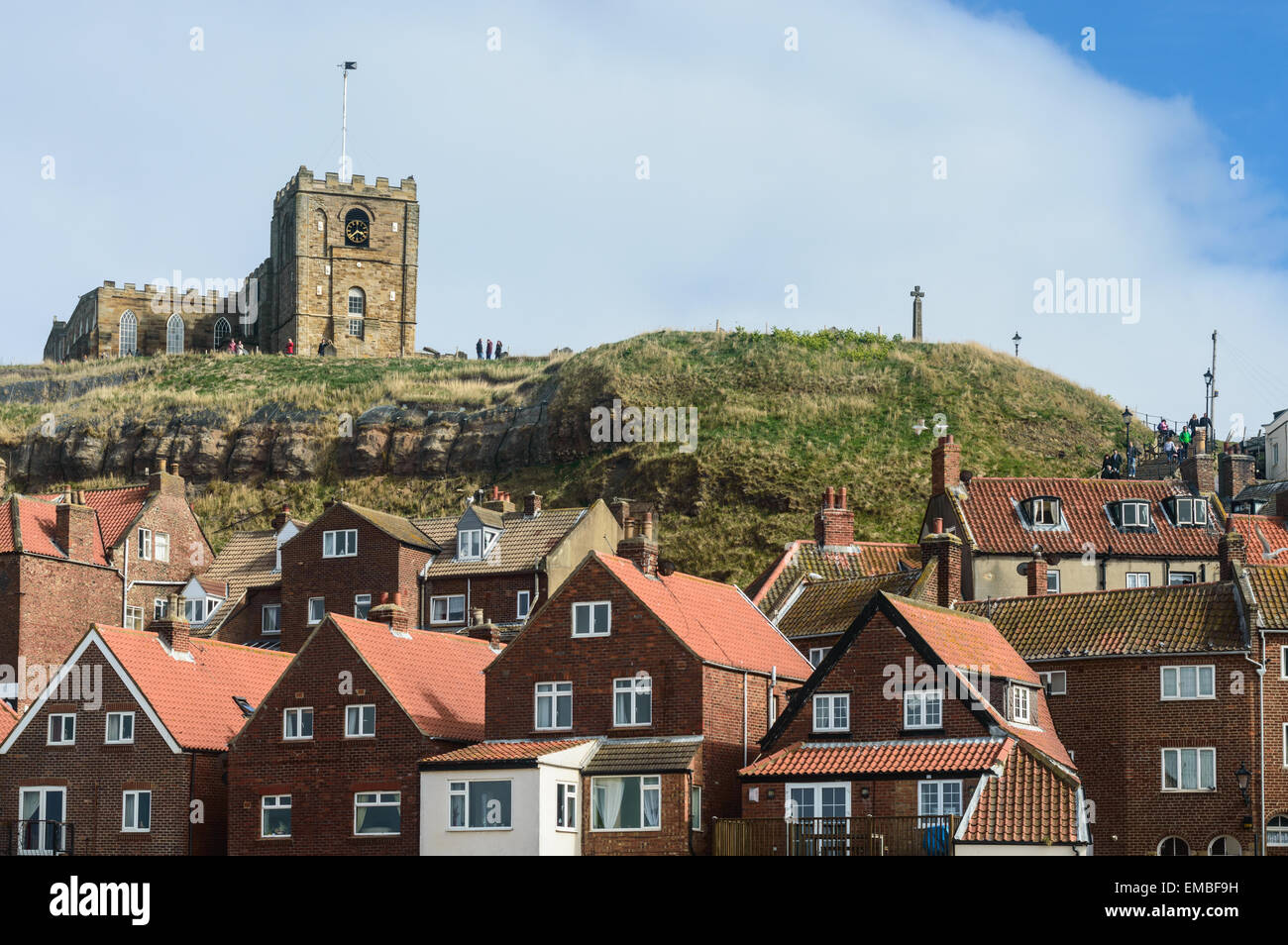 Whitby abbey front hi-res stock photography and images - Alamy