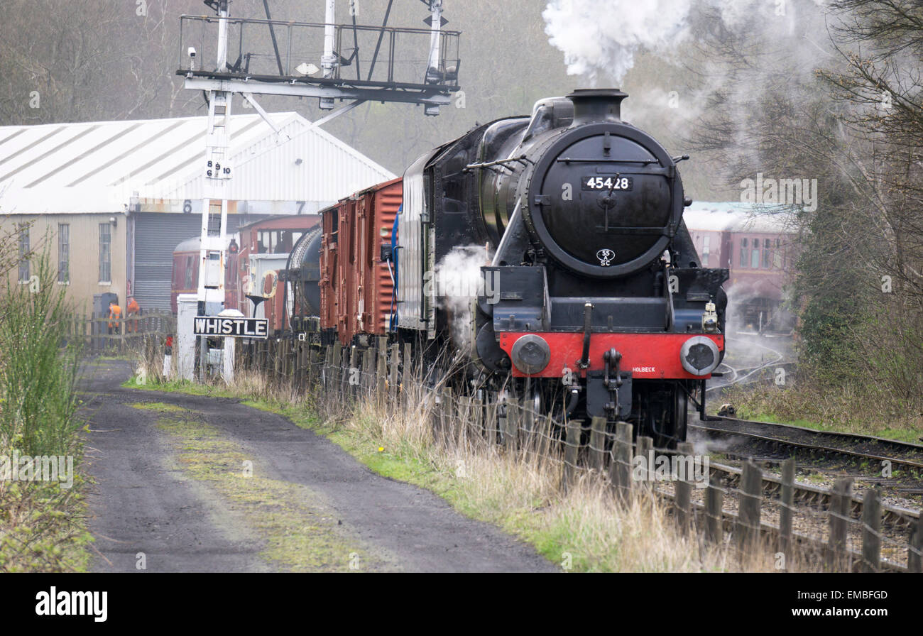 Heritage Steam Engines, North Yorkshire, UK Stock Photo - Alamy