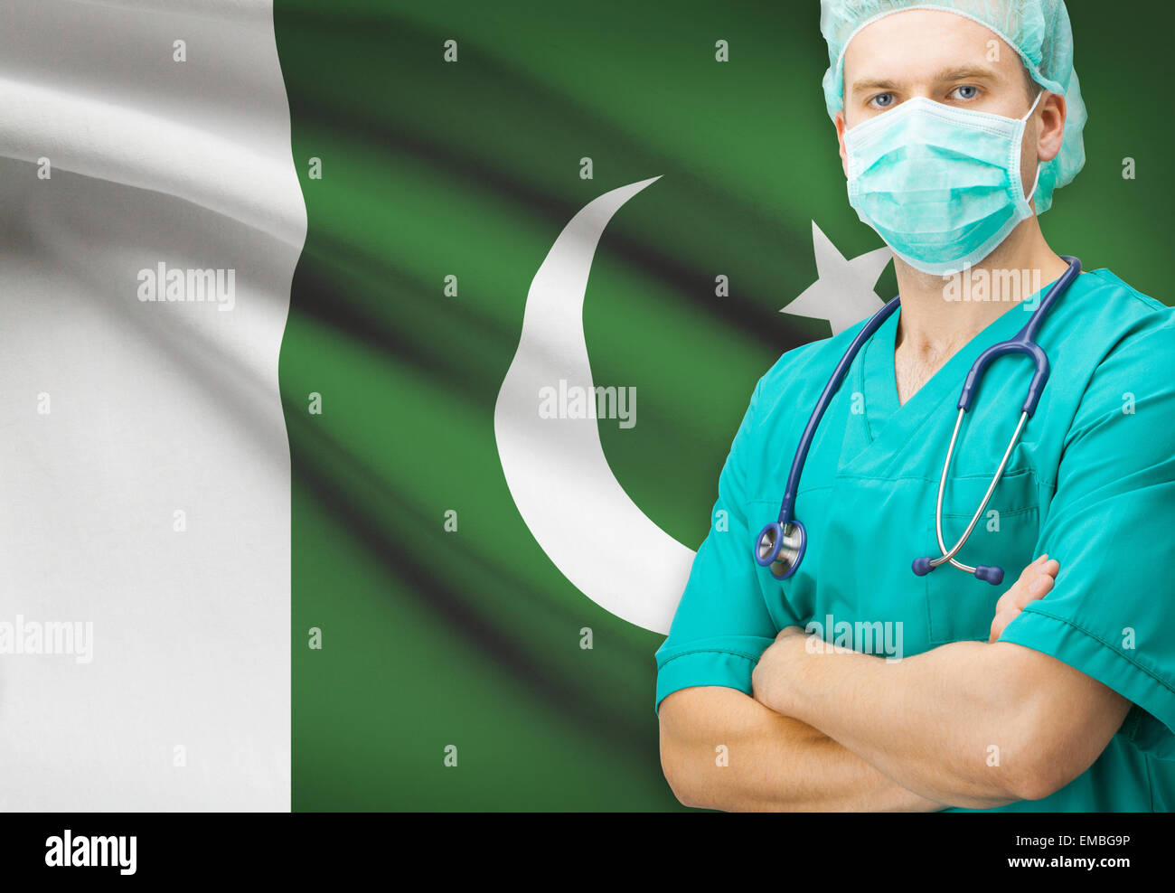 Medical mask pakistan flag hi-res stock photography and images - Alamy