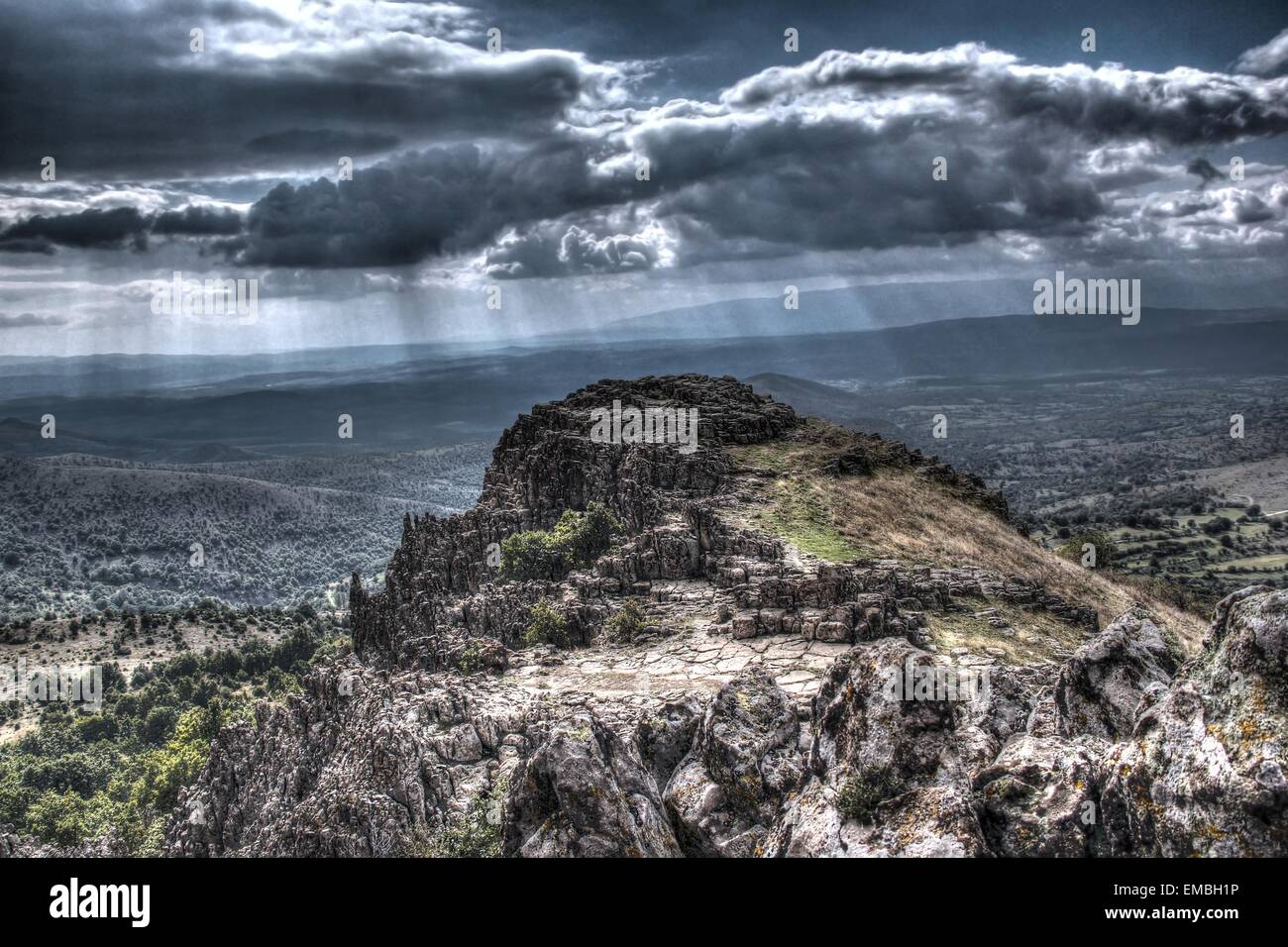 Ancient Observatory Kokino Stock Photo - Alamy