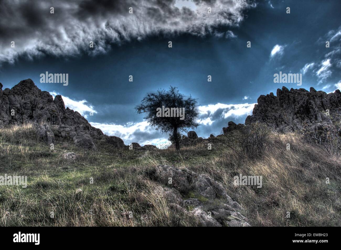 Ancient Observatory Kokino Stock Photo - Alamy
