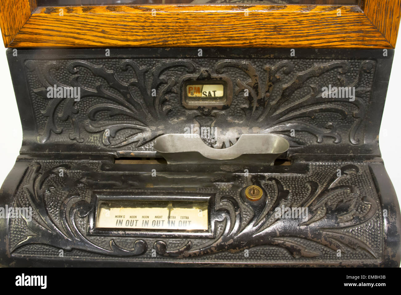 Time clock punching hi-res stock photography and images - Alamy