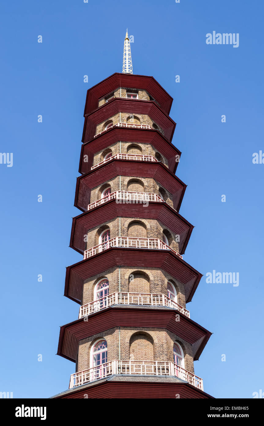 The Great Pagoda in the Kew Gardens, London England United Kingdom UK ...