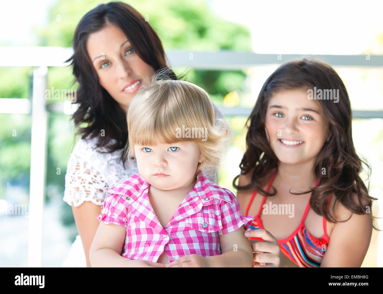 Mother with her beautiful daughters Stock Photo - Alamy