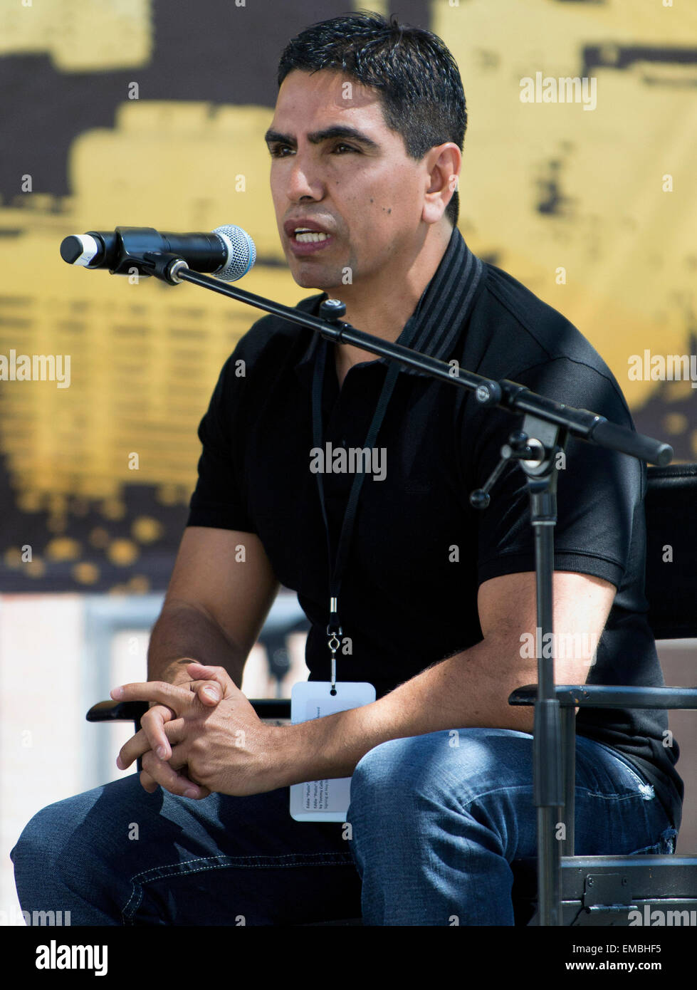 Los Angeles, California, USA. 18th Apr, 2015. EDDIE ''PIOLIN'' SOTELO ...