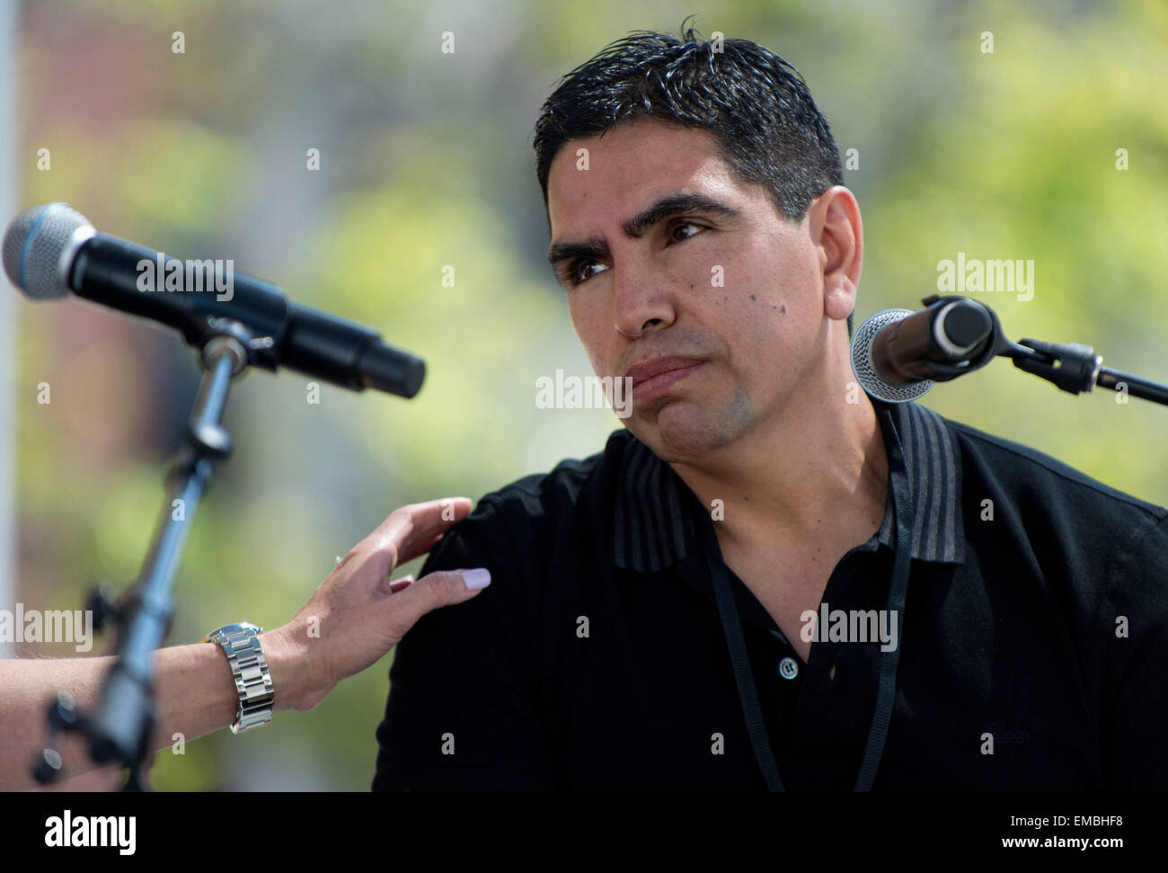 Los Angeles, California, USA. 18th Apr, 2015. EDDIE ''PIOLIN'' SOTELO ...