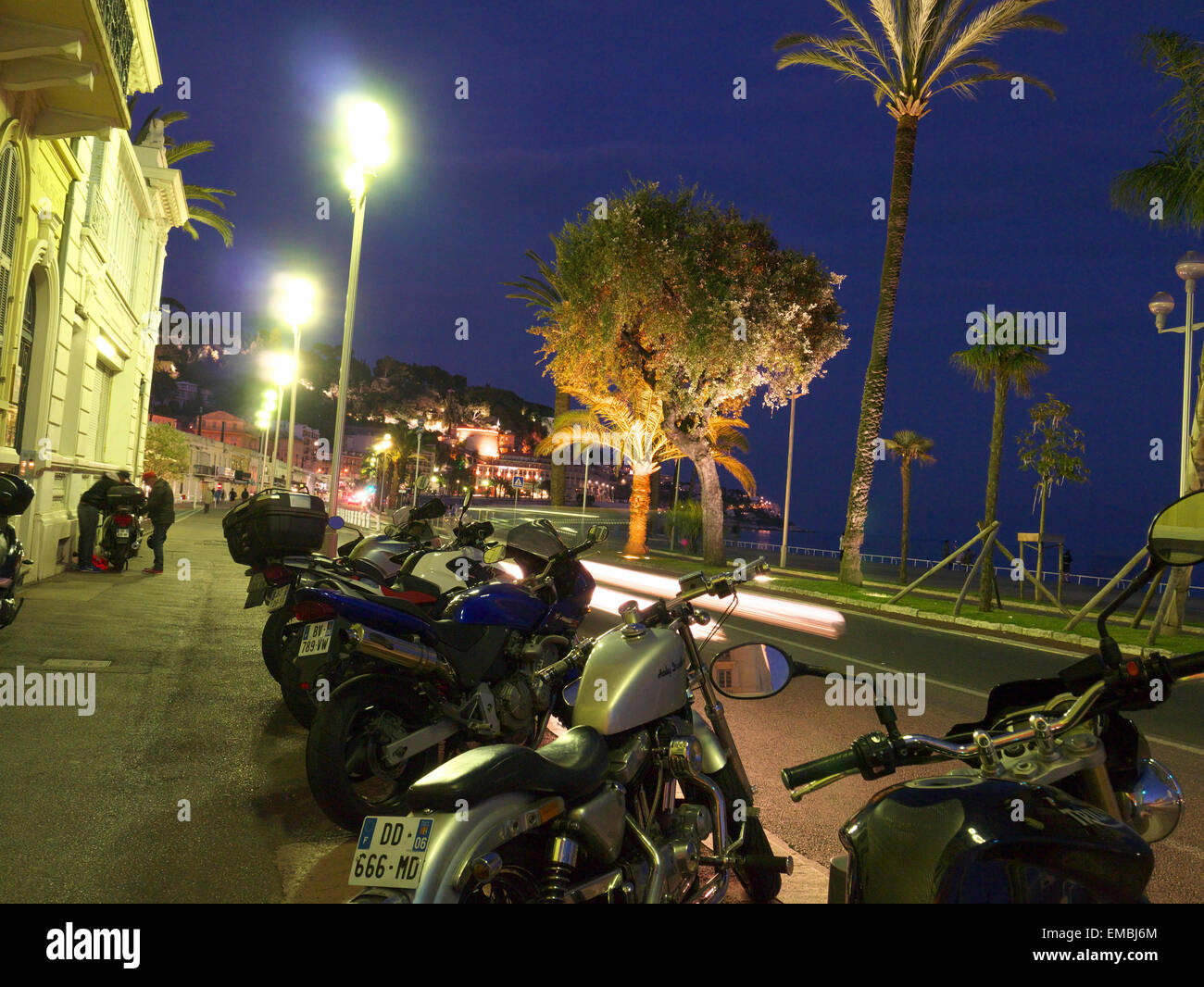 Motorbikes in Nice Stock Photo - Alamy