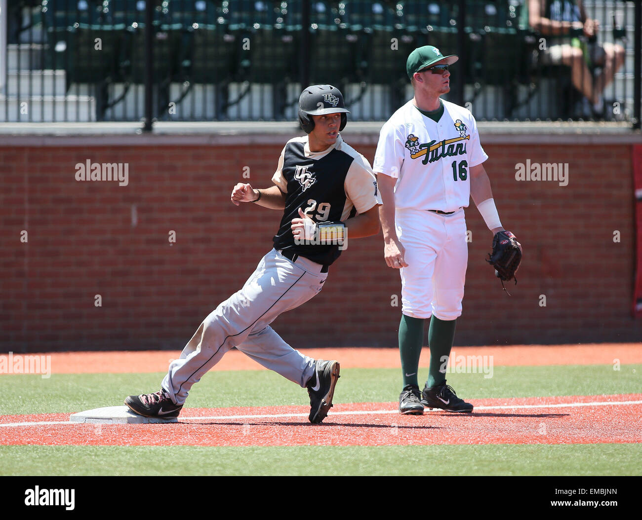 New Orleans, LA, USA. 19th Apr, 2015. UCF catcher Jordan Savinon (29 ...