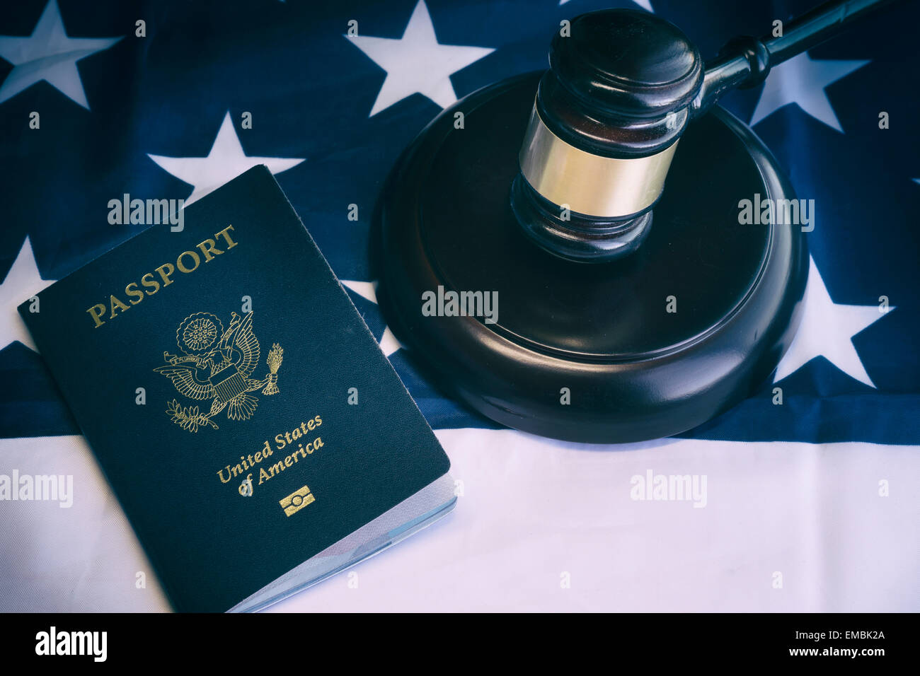 American legal,law travel immigration concept image Stock Photo - Alamy