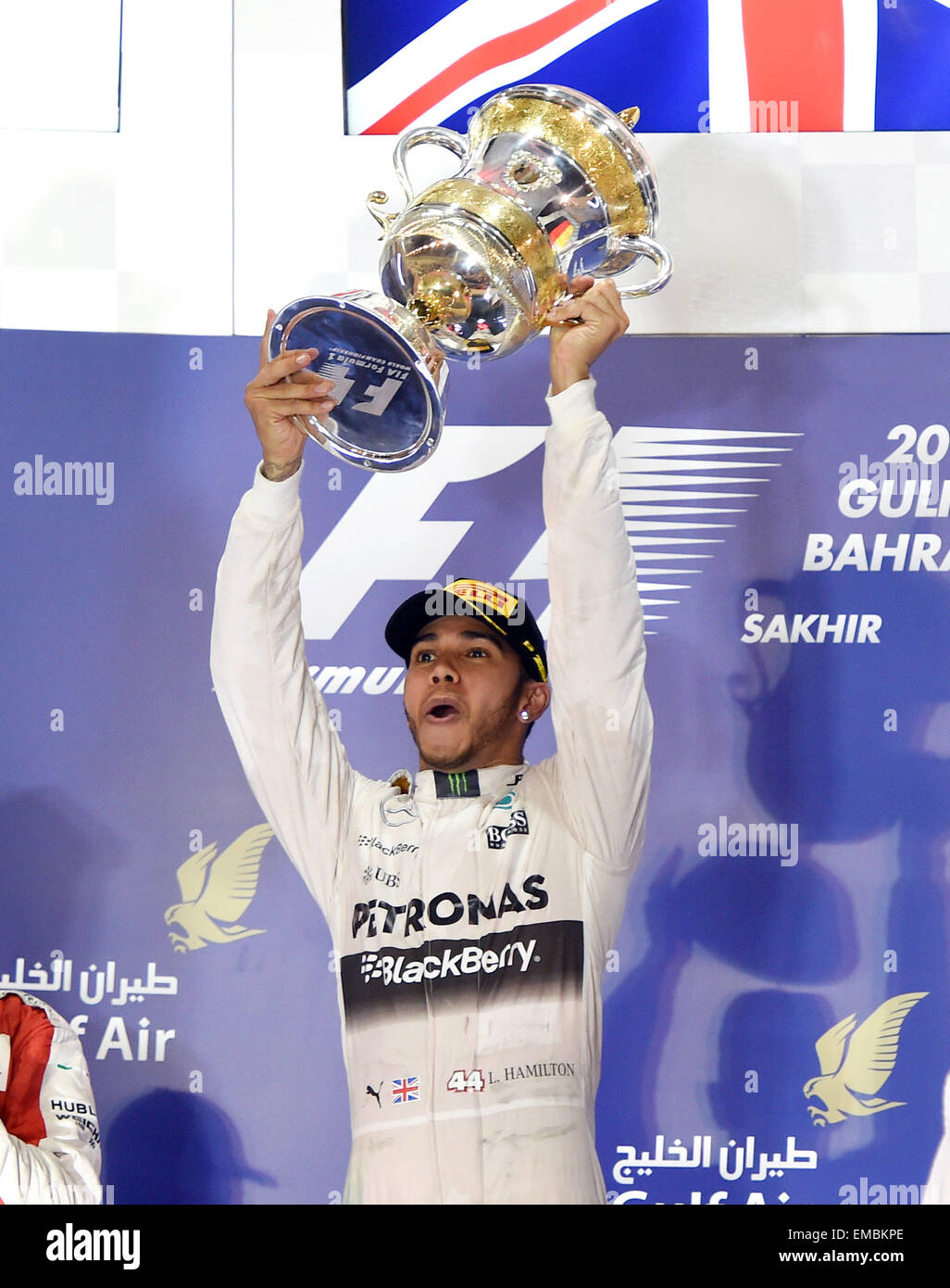 Lewis hamilton 2015 bahrain hi-res stock photography and images - Alamy