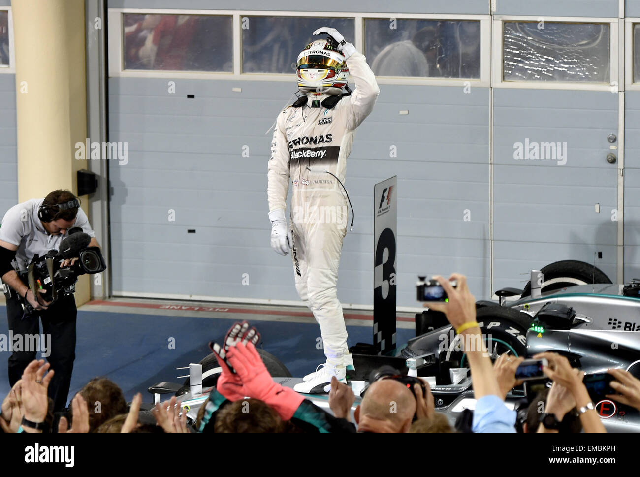 Lewis hamilton 2015 bahrain hi-res stock photography and images - Alamy