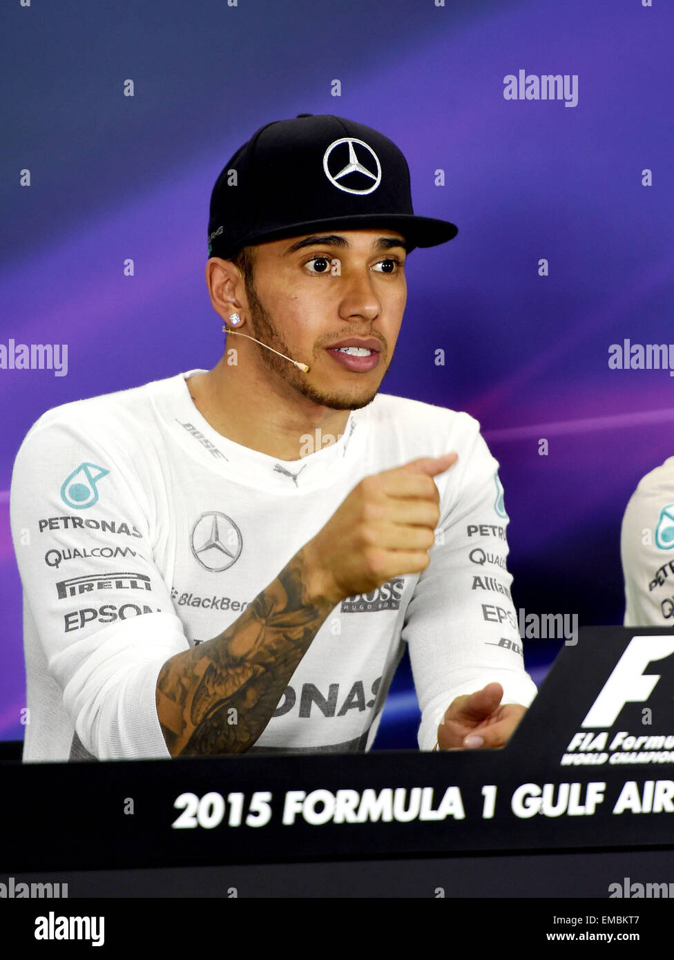 Lewis hamilton 2015 bahrain hi-res stock photography and images - Alamy