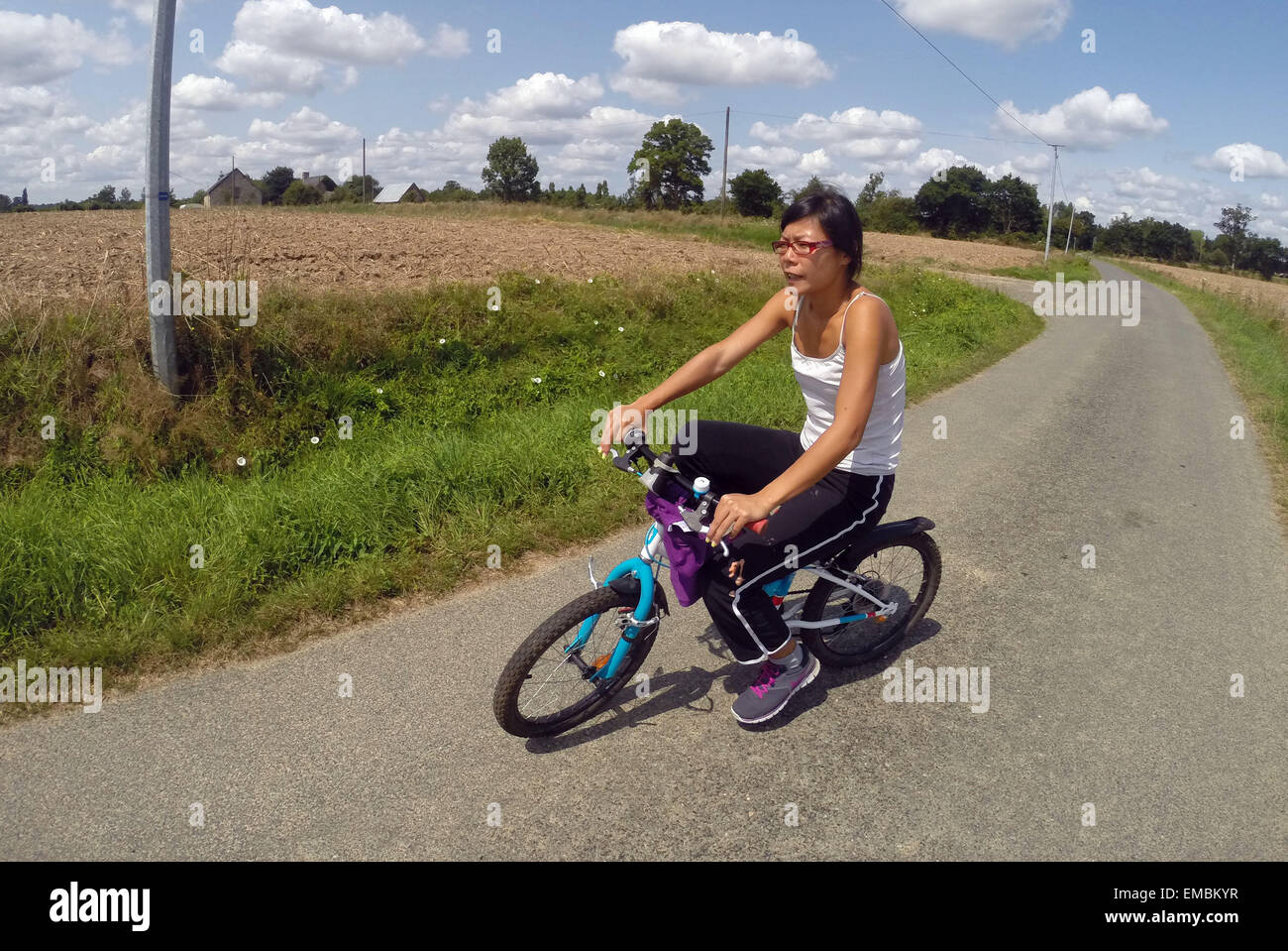 Cycling in the sun hi-res stock photography and images - Alamy