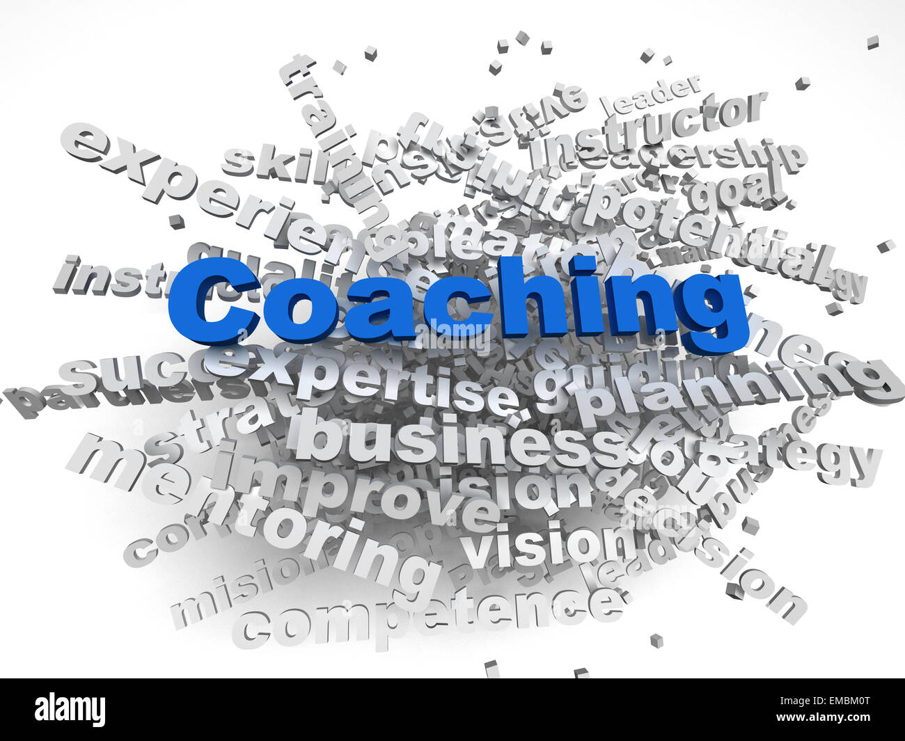 3d image Coaching issues concept word cloud background Stock Photo - Alamy