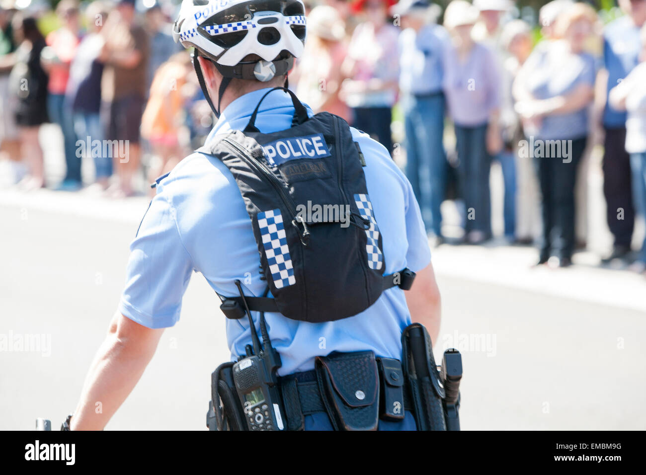 Bicycle bike patrol policeman policemen riding hi-res stock photography ...