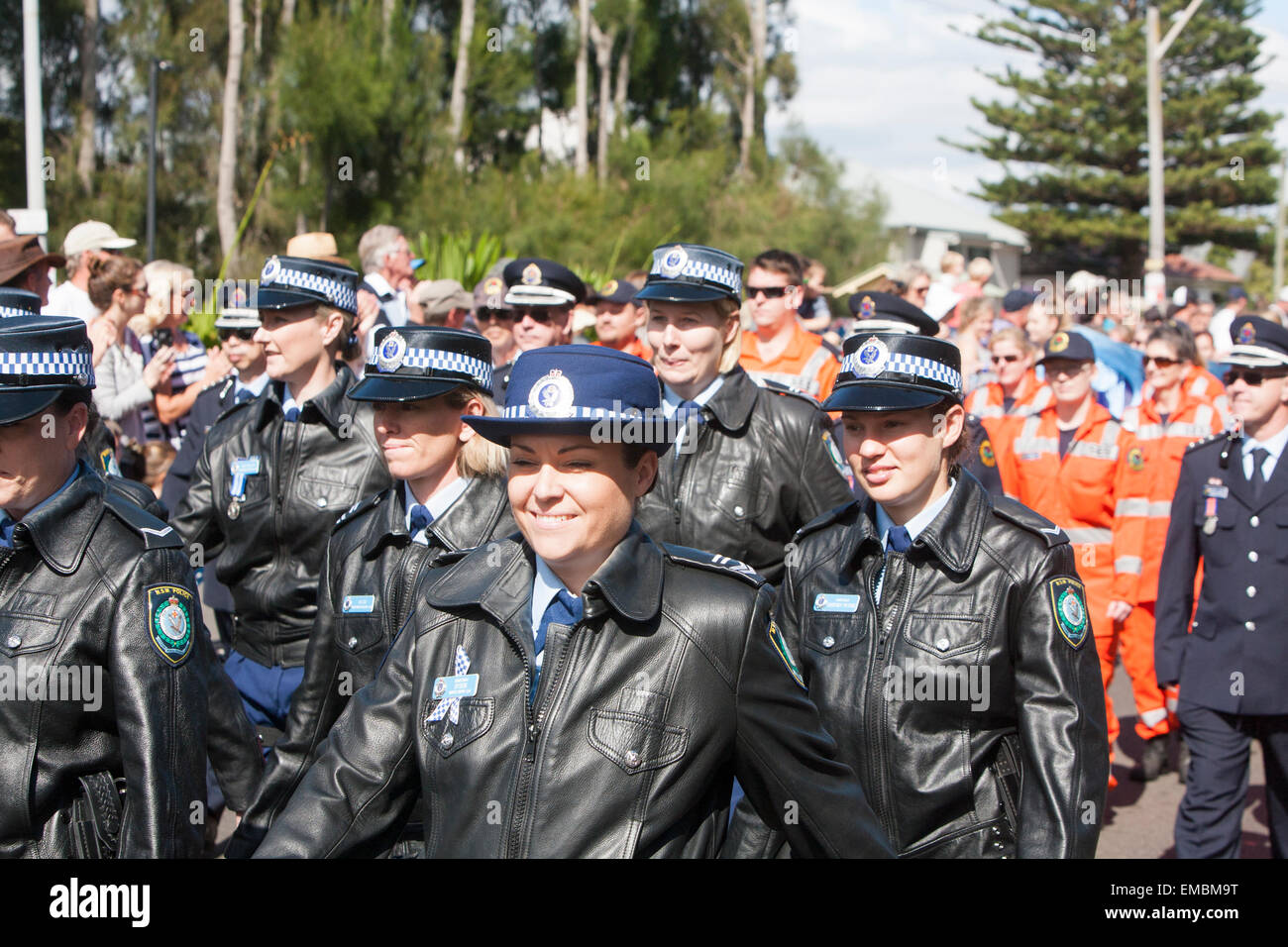 Centenary Anzac Day Parade in Warriewood Sydney, Australian female ...
