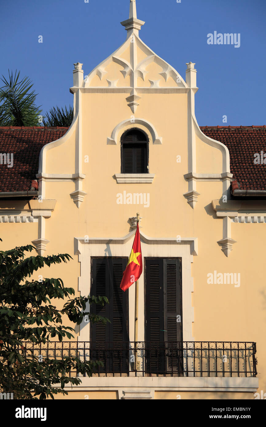 Vietnam, Hanoi, french colonial architecture Stock Photo - Alamy