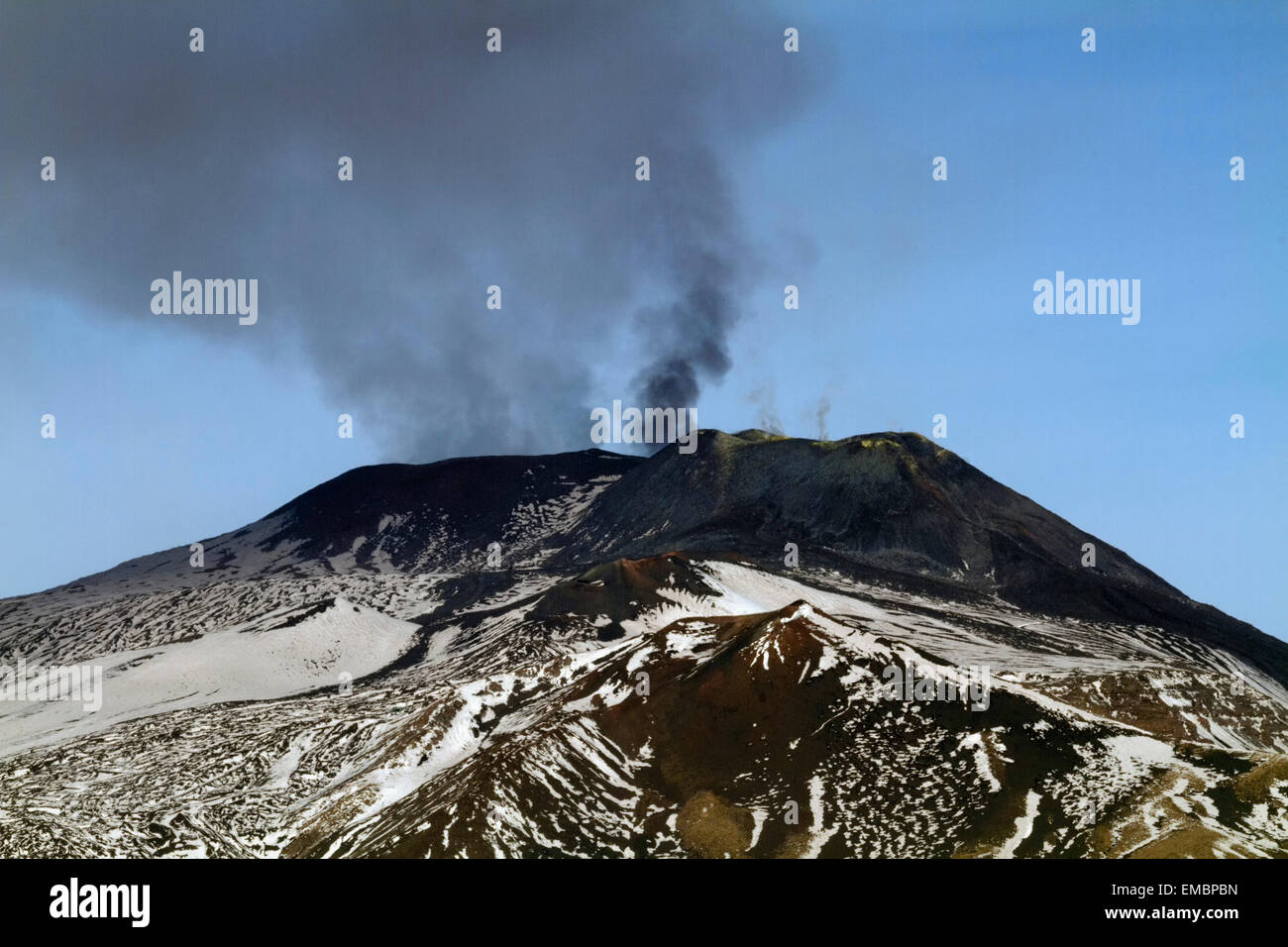 Volcanic ash emission Stock Photo - Alamy