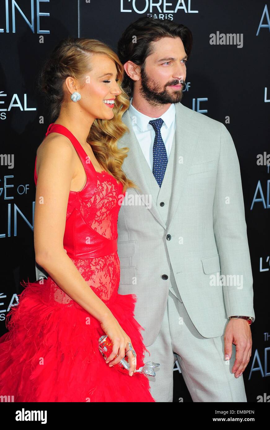 New York, NY, USA. 19th Apr, 2015. Blake Lively, Michiel Huisman at ...