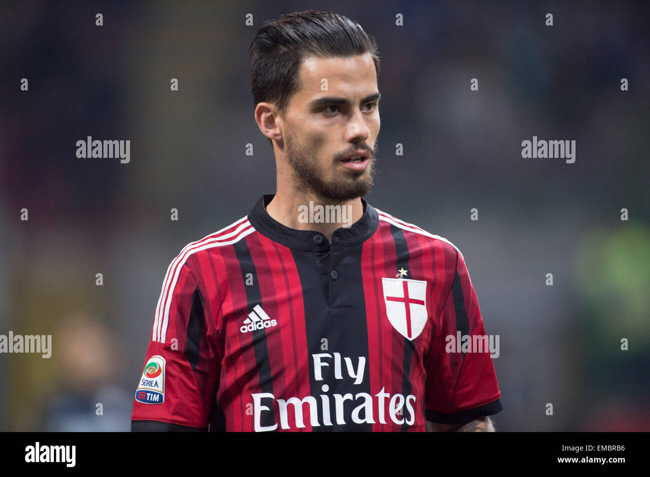 Milan, Italy. 19th Apr, 2015. Suso (Milan) Football/Soccer : Italian ...
