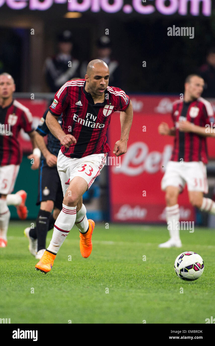Milan, Italy. 19th Apr, 2015. Alex (Milan) Football/Soccer : Italian ...