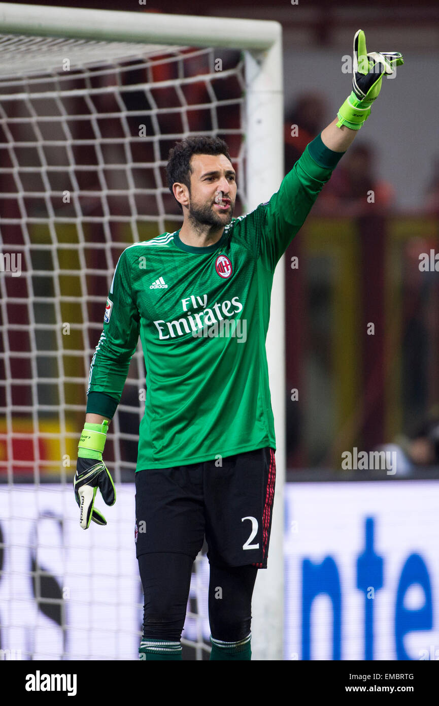 Milan, Italy. 19th Apr, 2015. Diego Lopez (Milan) Football/Soccer ...