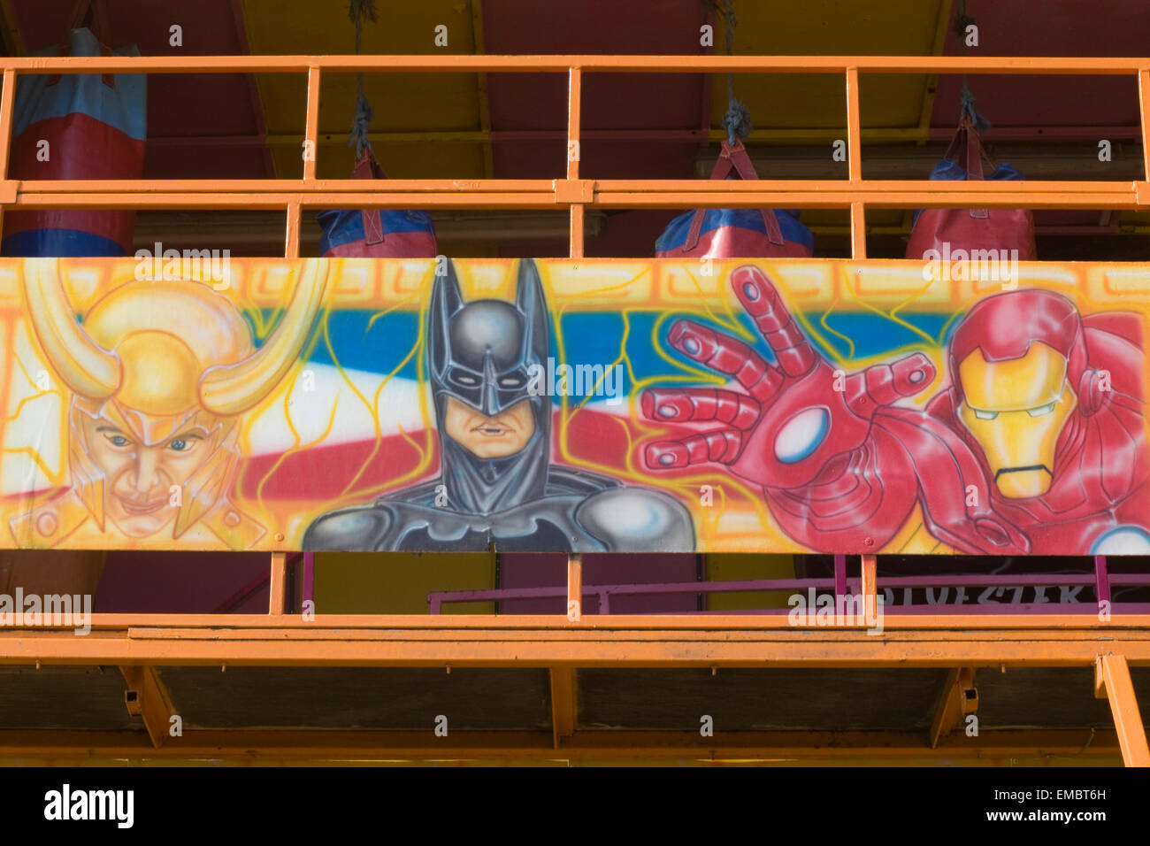 The Avengers fairground ride Stock Photo - Alamy