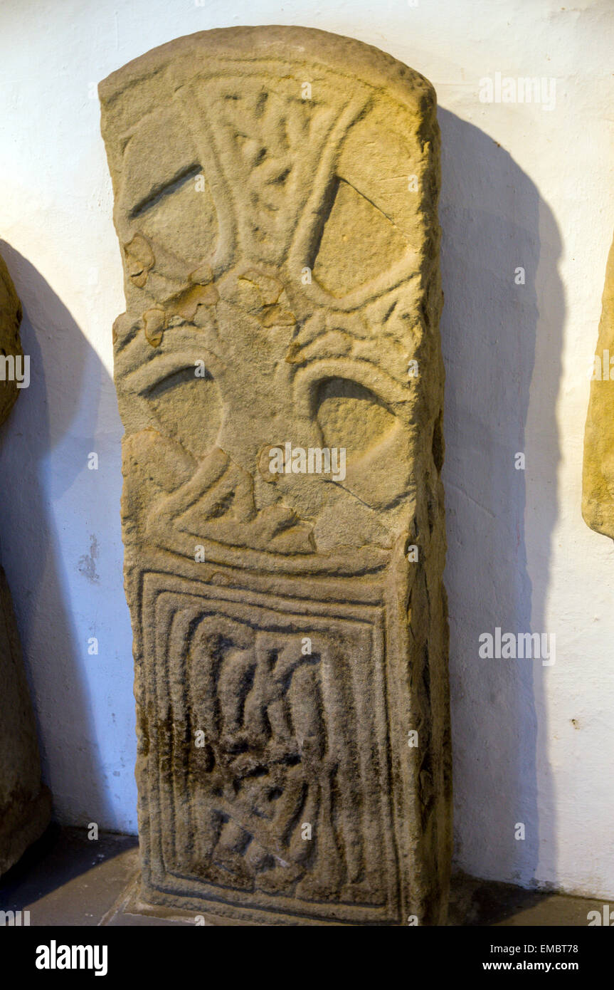 Disc-headed slab cross, Margam Stones Museum, Neath Port Talbot, South ...