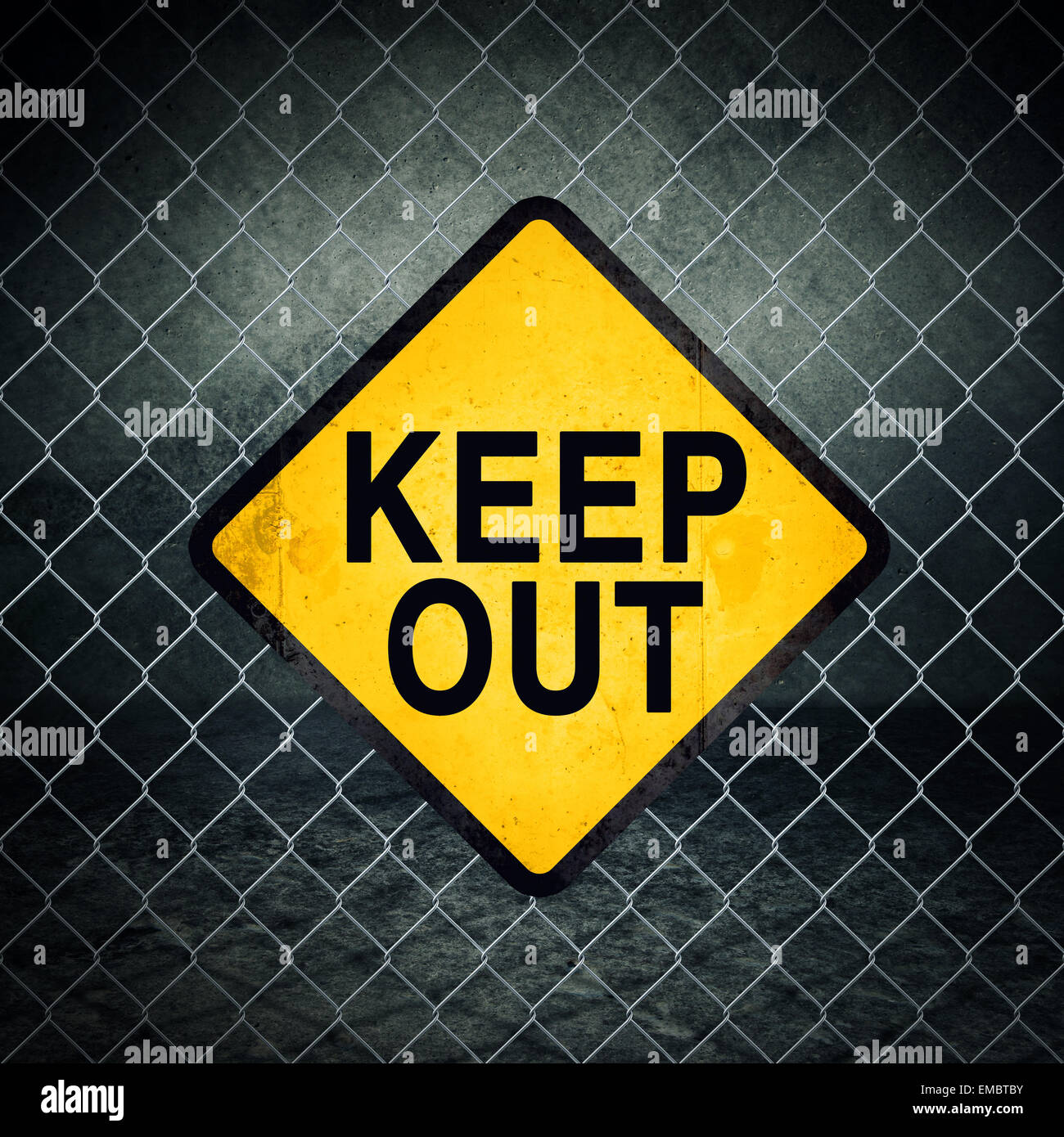 Keep Out Sign Chain High Resolution Stock Photography and Images - Alamy