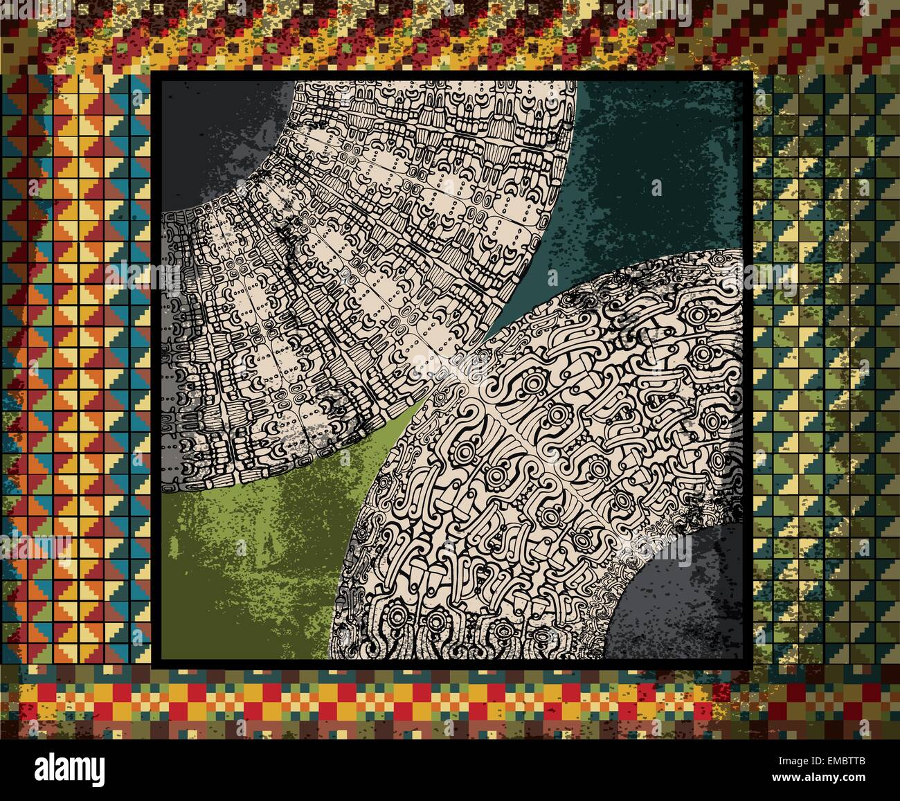 ancient pattern Vector illustration Stock Vector Image & Art - Alamy