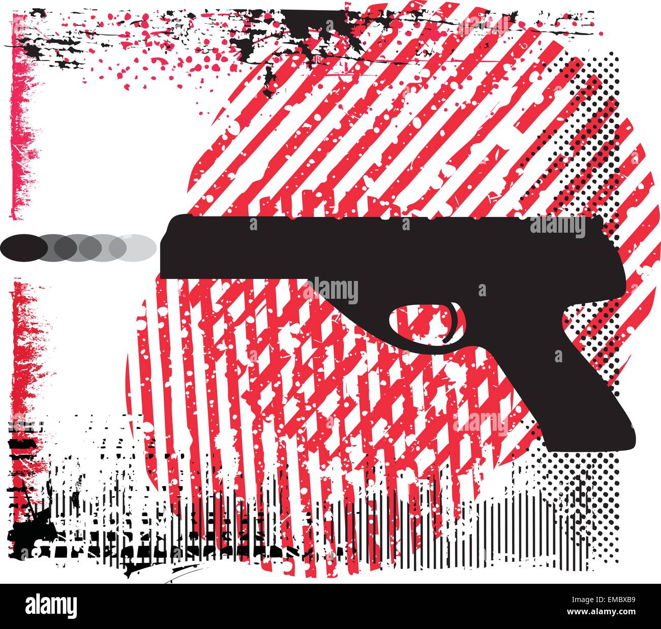 Pistol handgun magazine Stock Vector Images - Alamy