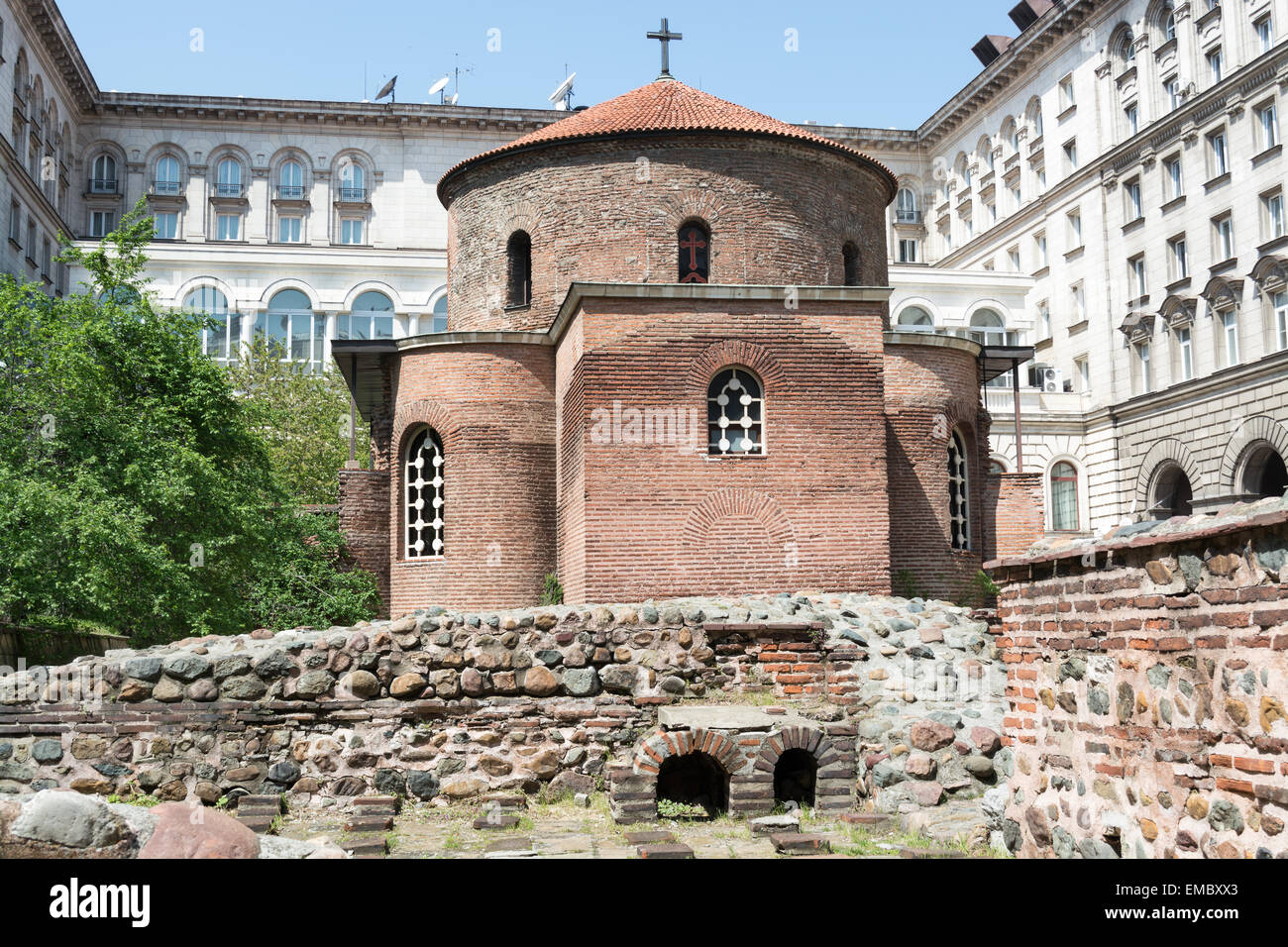 The Church of Saint George, an Early Christian red brick rotunda, Sofia ...