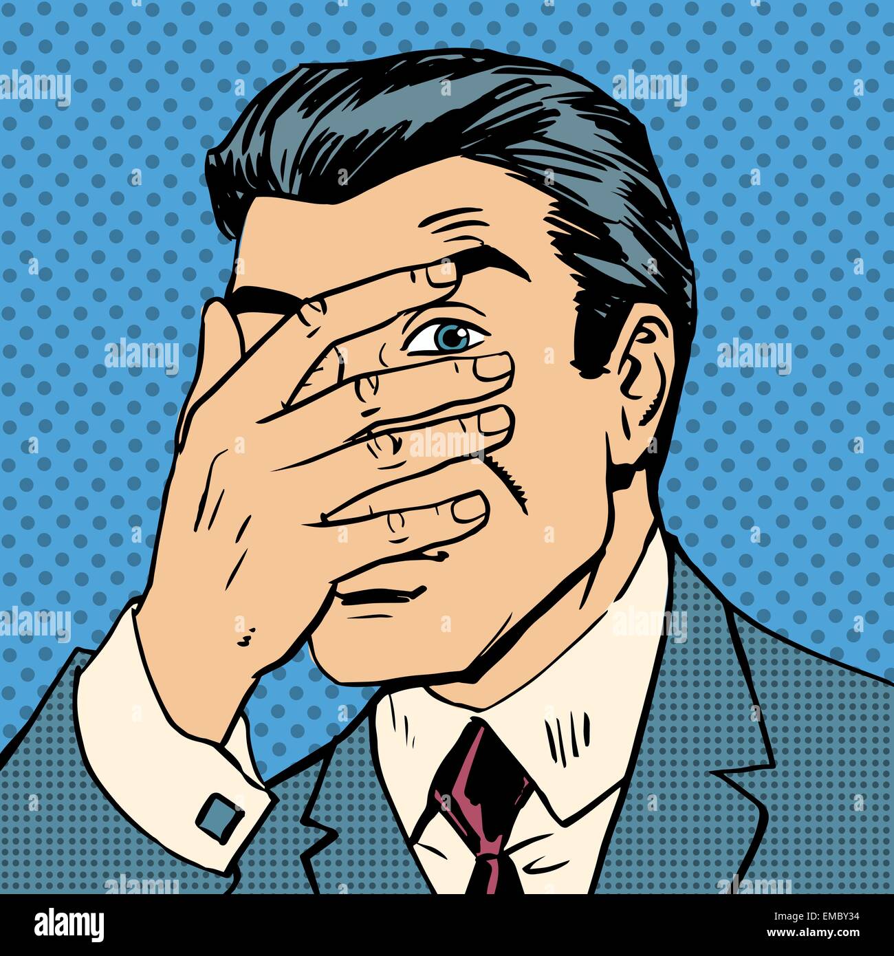 Hide modesty Stock Vector Images - Alamy