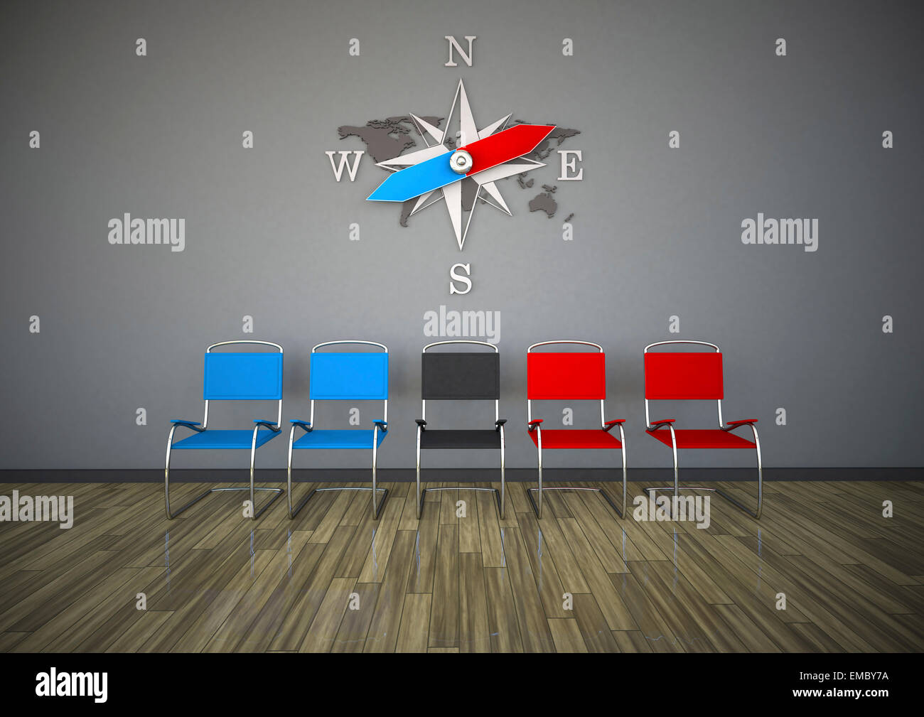 Compass room hi-res stock photography and images - Alamy