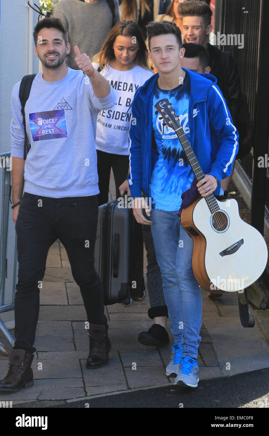 x factor contestants arrive at the x factor studios to begin rehearsals ...