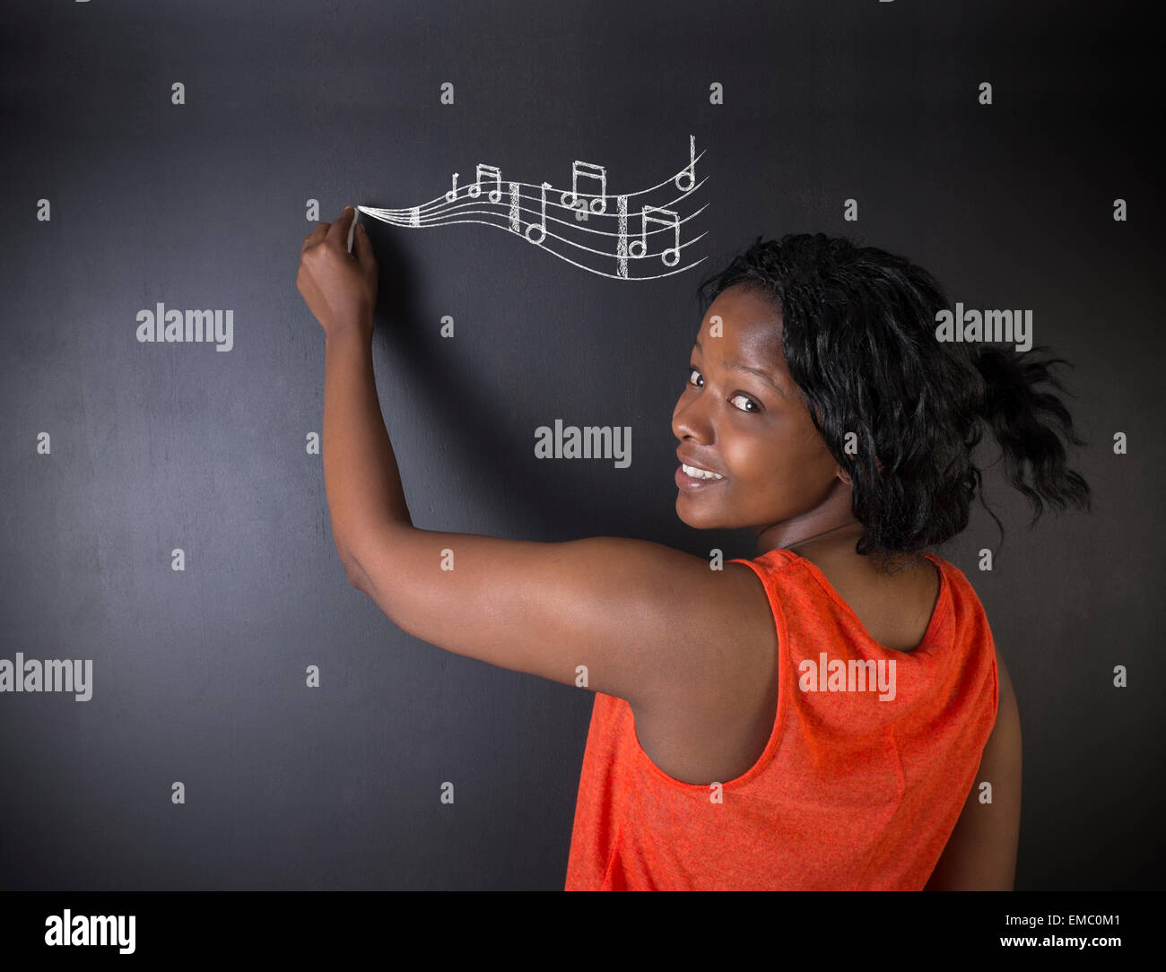 African teacher student music hi-res stock photography and images - Alamy