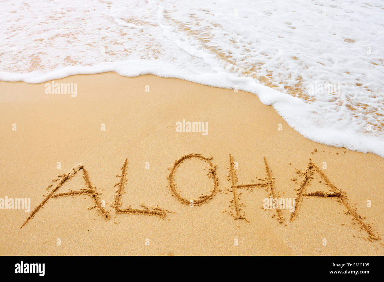 Aloha single word hi-res stock photography and images - Alamy