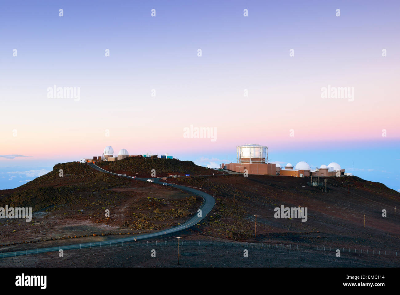Haleakala observatory in maui hawaii hi-res stock photography and ...
