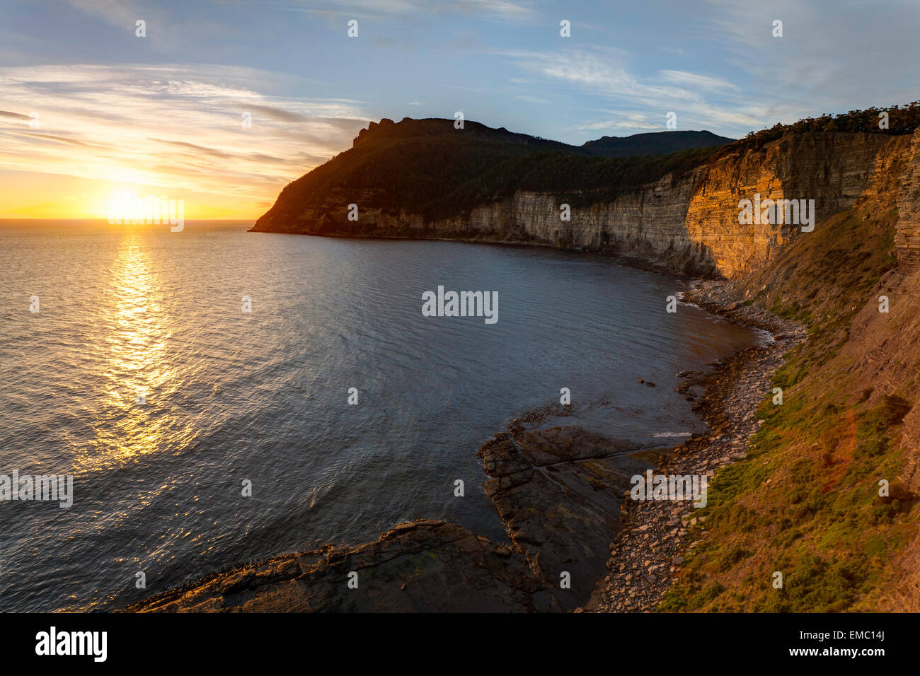 Fossil Bay - Maria Island National Park - Tasmania - Australia Stock ...