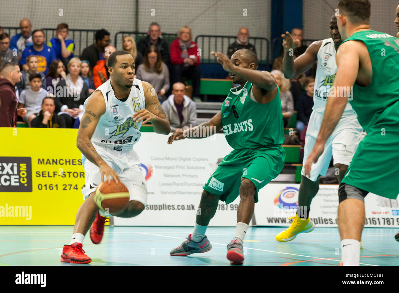 Manchester giants basketball hi-res stock photography and images - Alamy