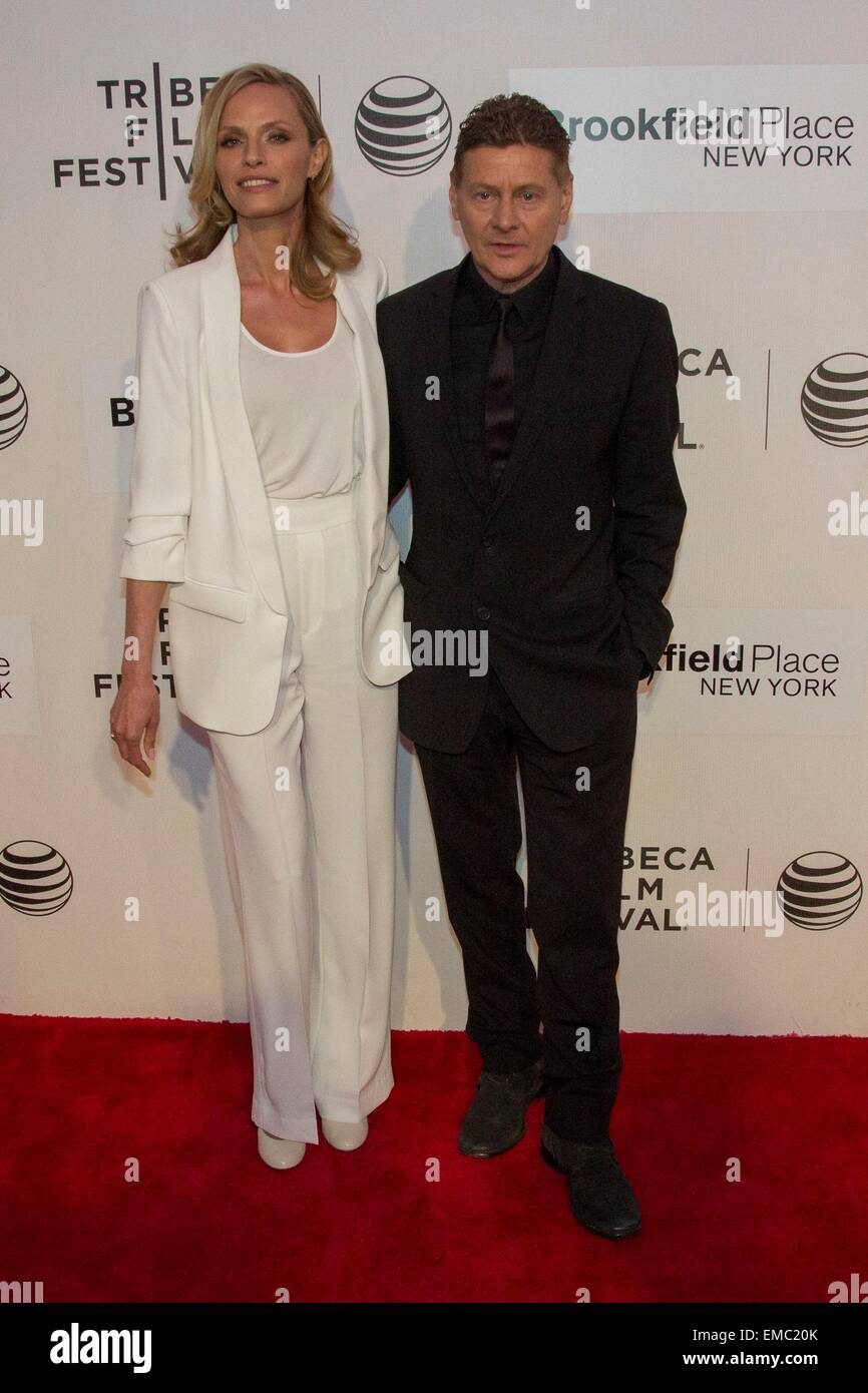 New York, NY, USA. 19th Apr, 2015. Rachel Roberts, Andrew Niccol at ...