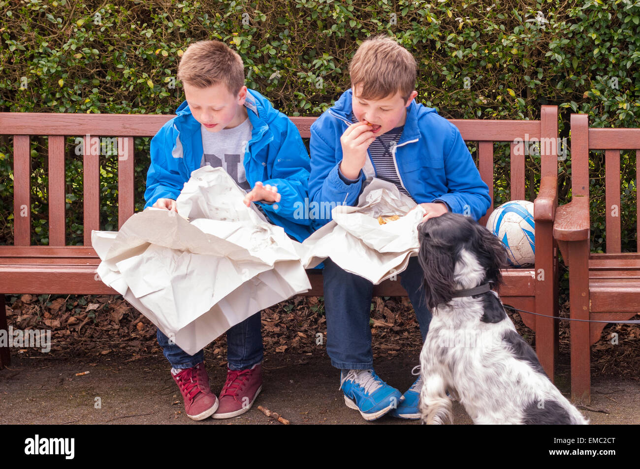 Children Eating Chips High Resolution Stock Photography and Images - Alamy