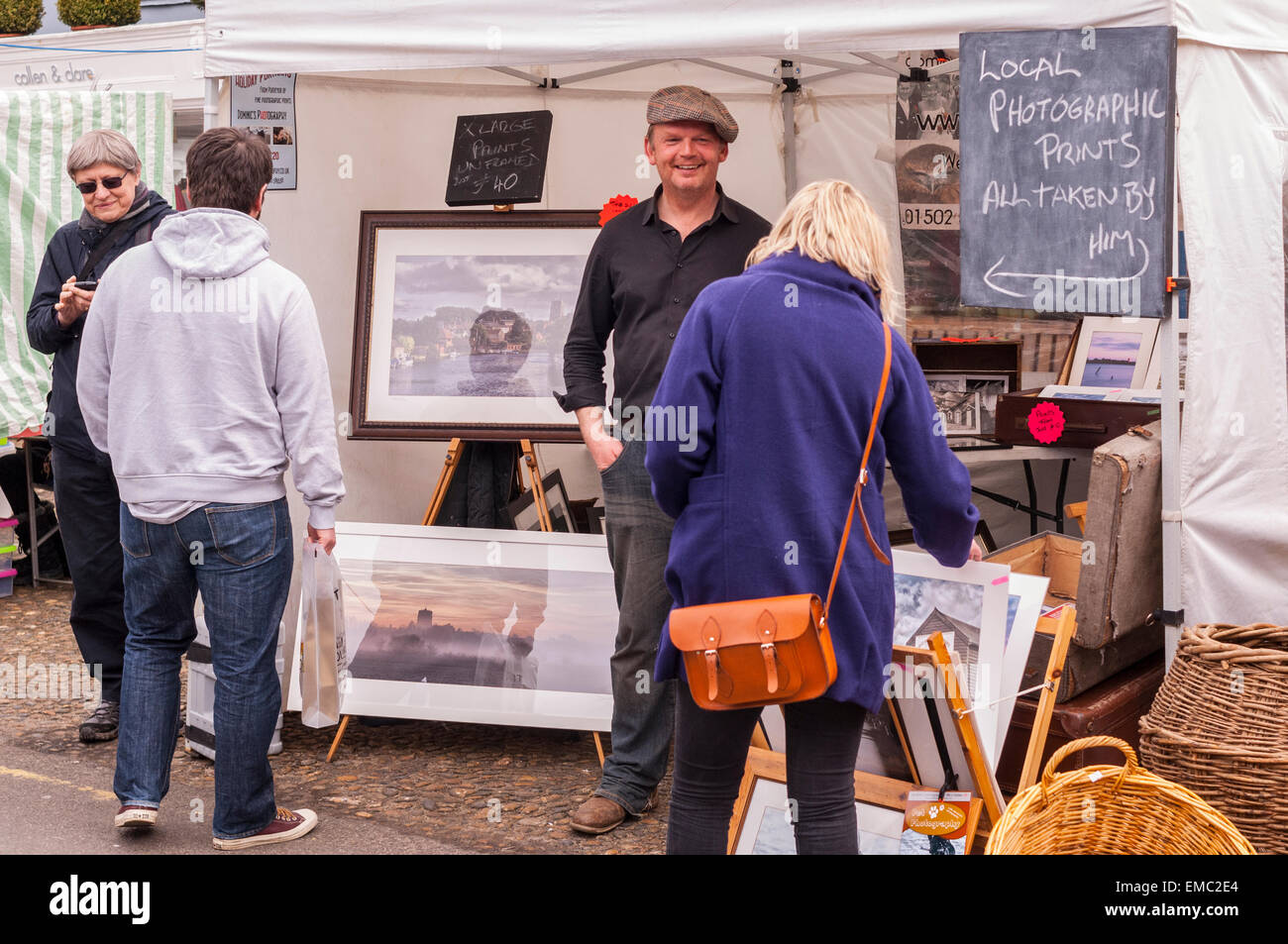Market Stall Selling Prints High Resolution Stock Photography and ...