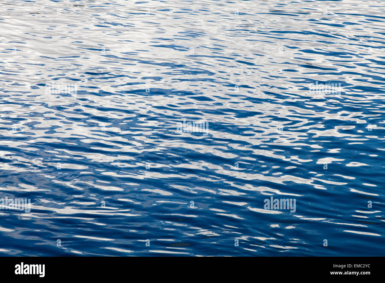 Blue water surface Stock Photo - Alamy