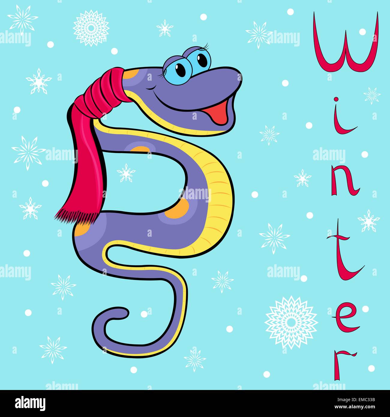 Why is it so cold in winter Boa Stock Vector Image & Art - Alamy