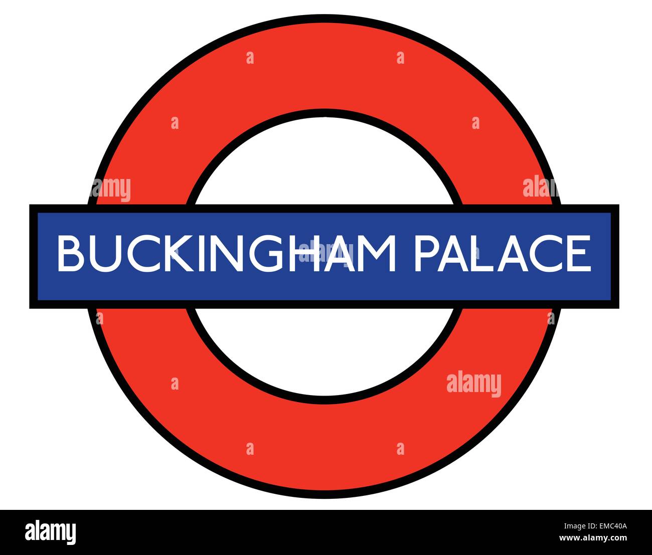 Symbol of buckingham palace Stock Vector Images - Alamy